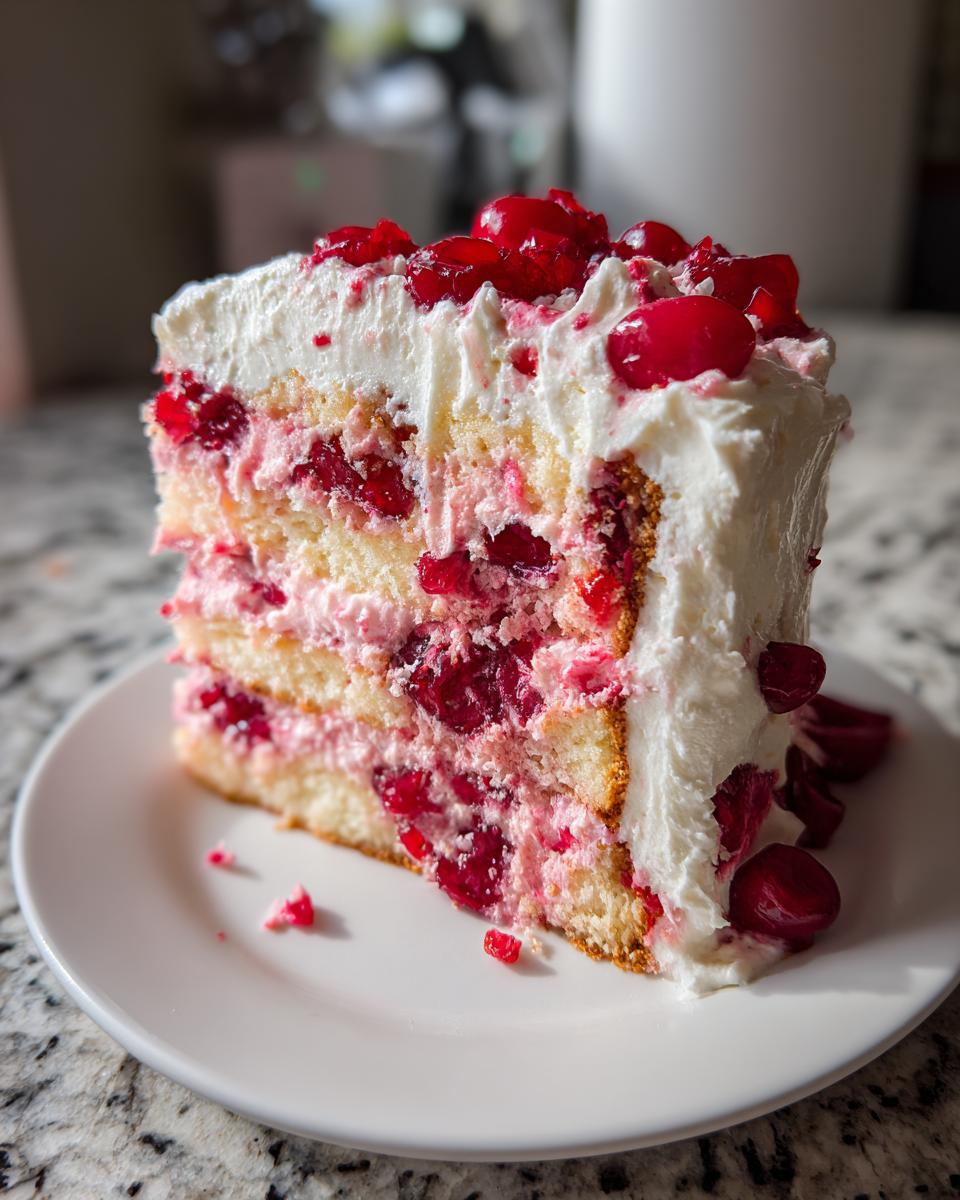 Amazing Cherry Cake: 1 Secret Tip