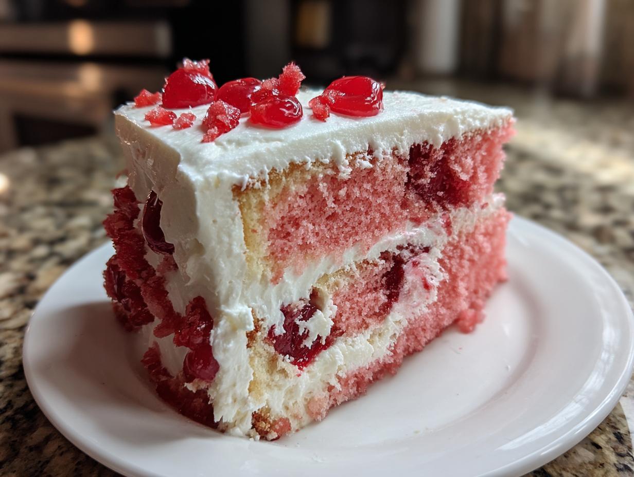 Amazing Cherry Cake: 1 Secret Tip